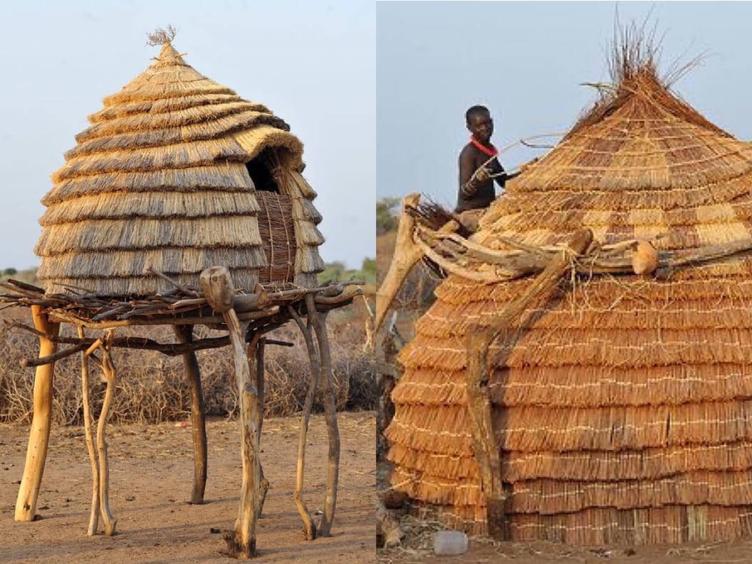 The Stunning Traditional Huts of the Toposa People of South Sudan ...